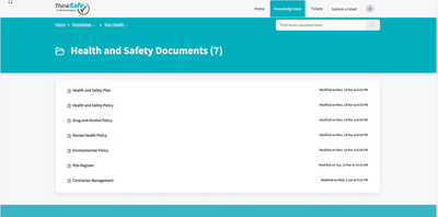 ThinkSafe Portal | Manage Safety in One Place | ThinkSafe Global